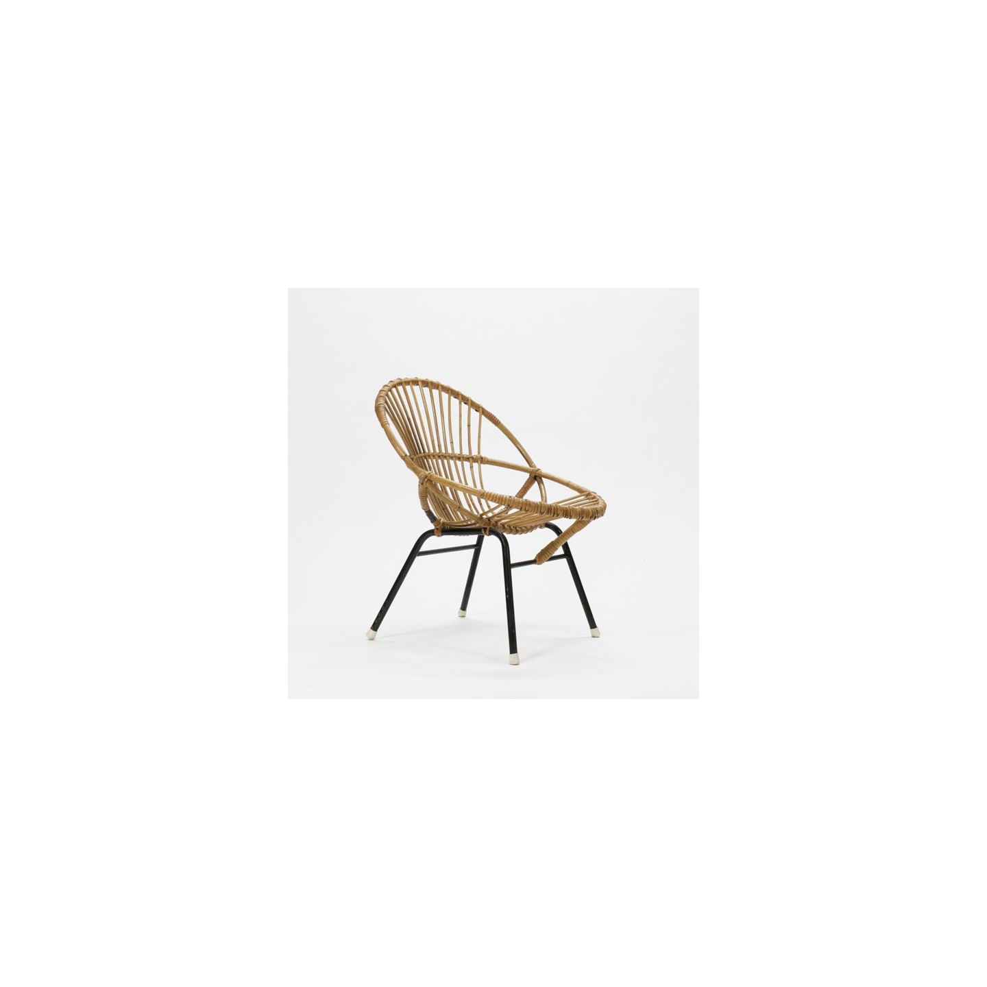 Small bamboo easy chair - Retro Studio