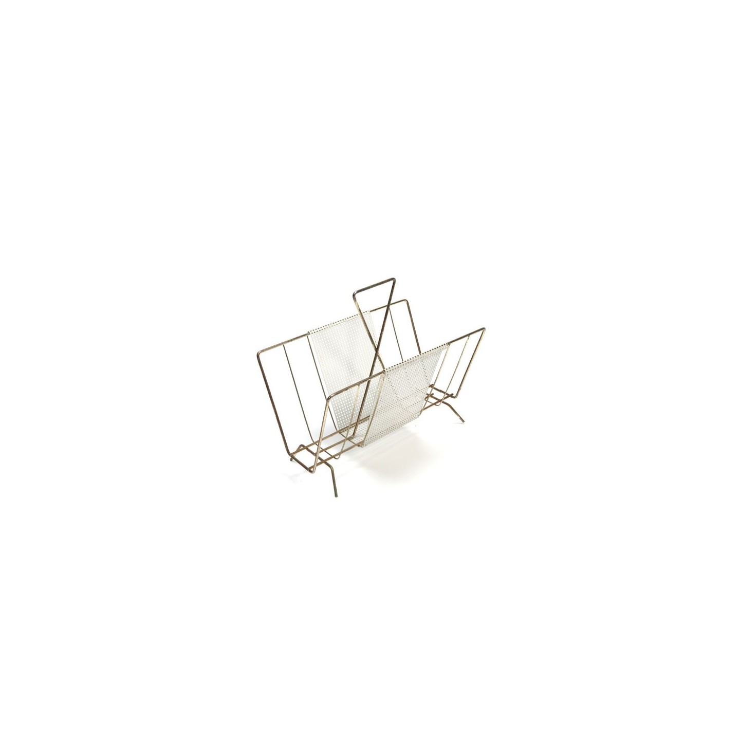 Magazine rack with perforated metal - Retro Studio
