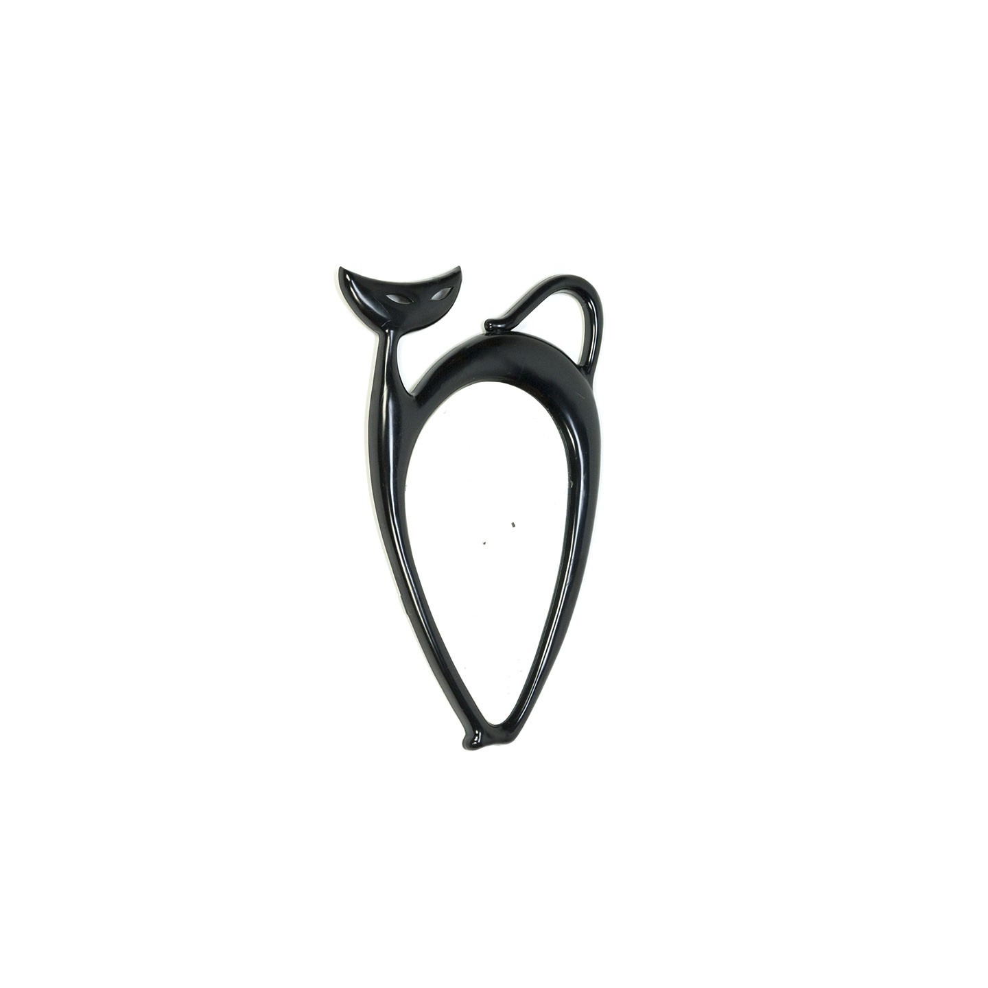 Small vintage wall mirror cat shaped - Retro Studio