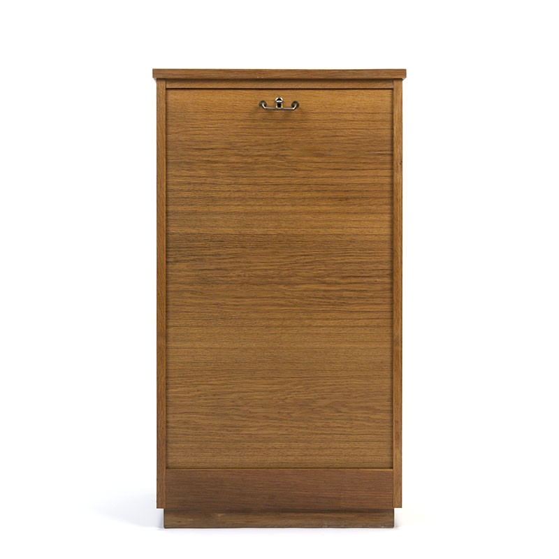 Oak vintage Danish file cabinet small model - Retro Studio