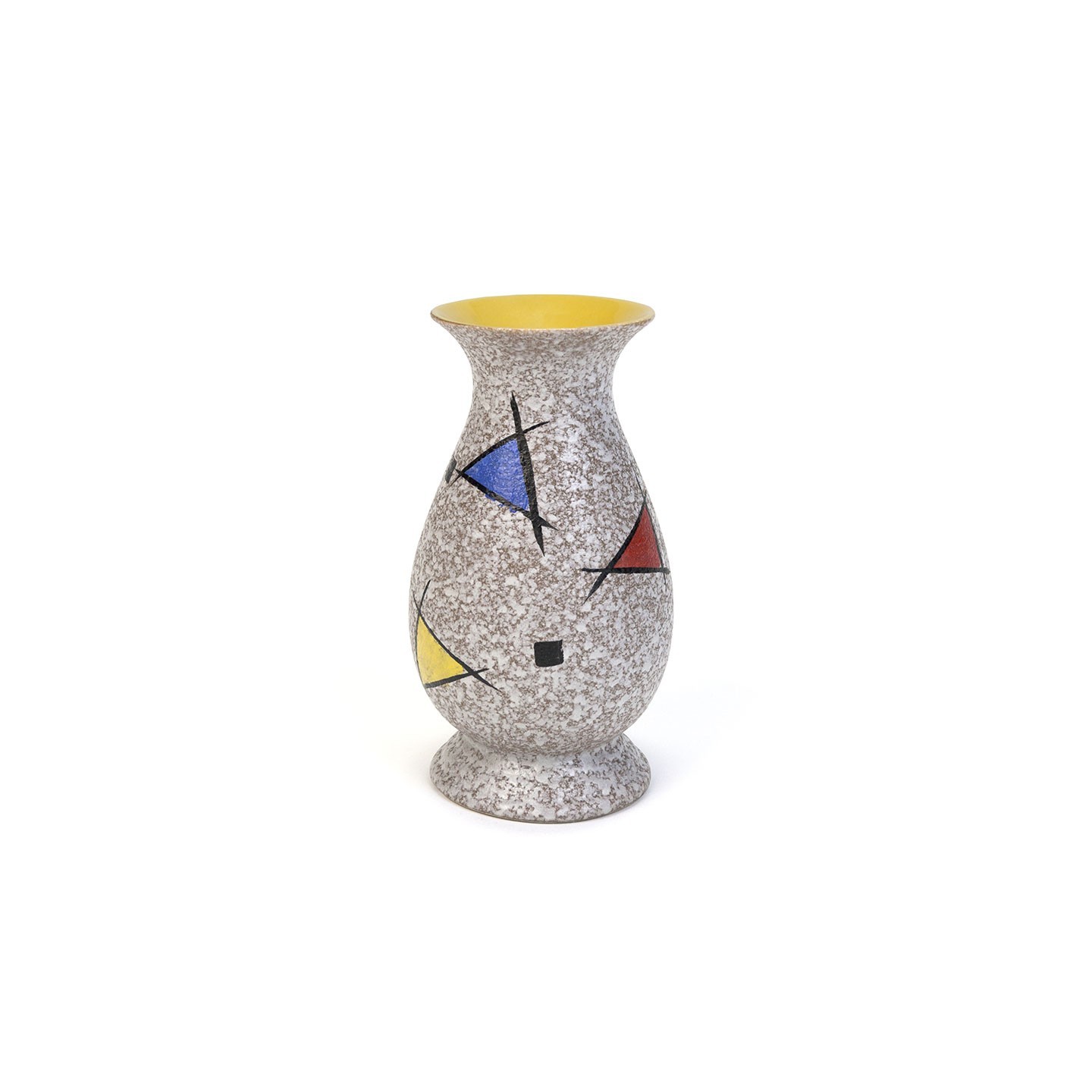 Vintage vase with primary colors - Retro Studio