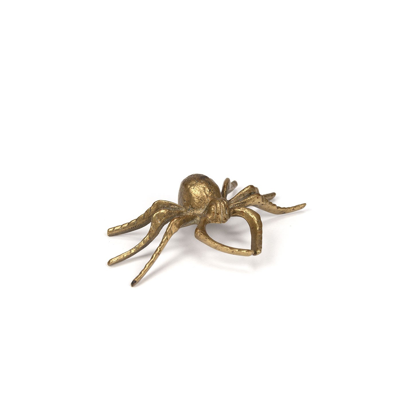 Vintage brass figurine of a spider - Retro Studio