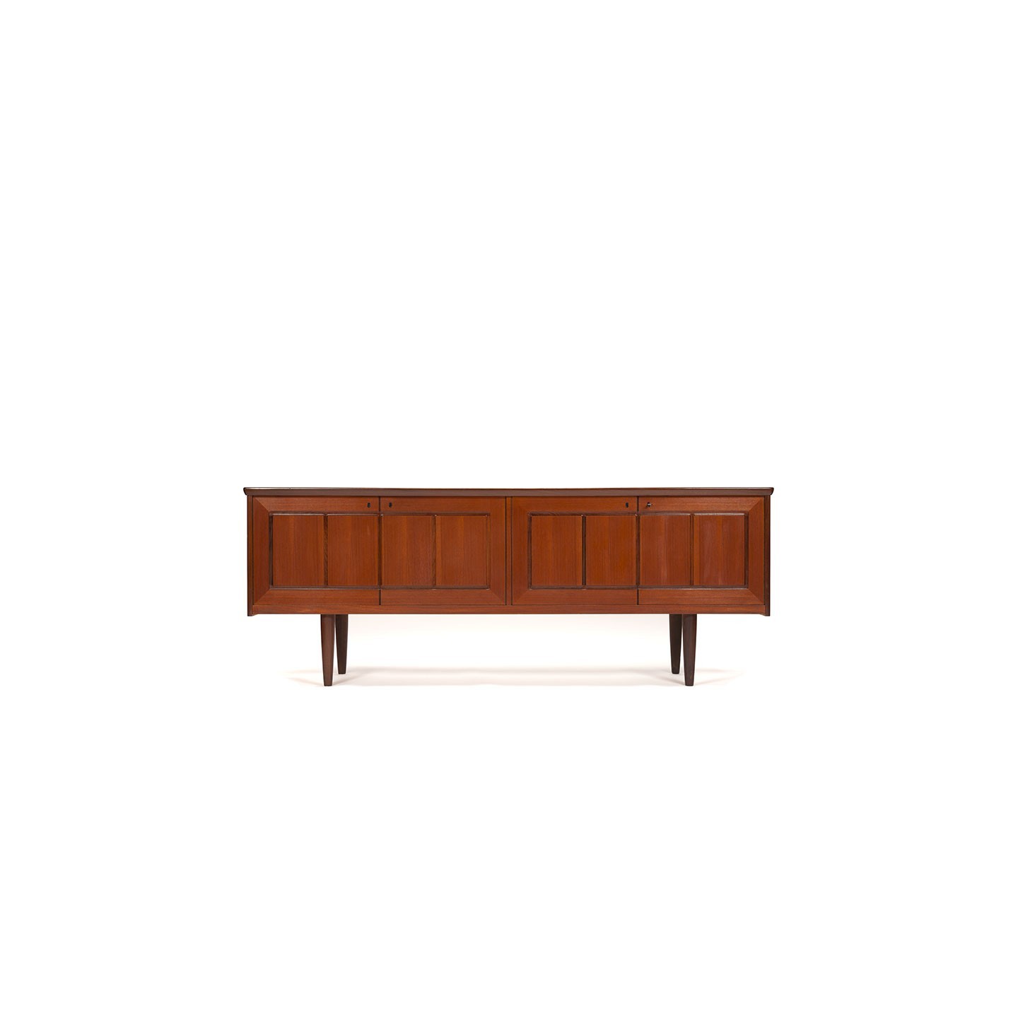 Teak long Mid-Century vintage design sideboard - Retro