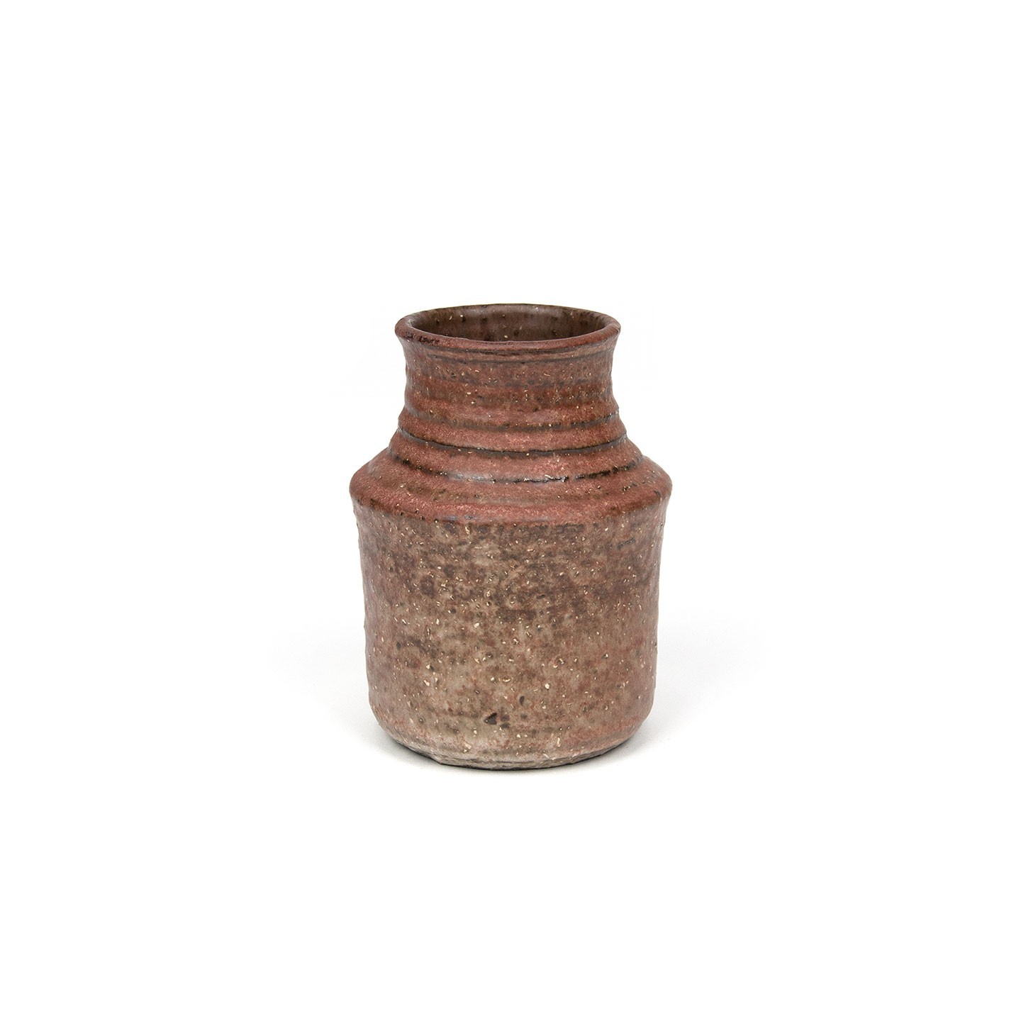 Mobach Utrecht vintage ceramic vase brown - Retro Studio
