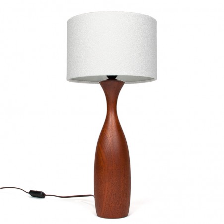Mid-Century Deense vintage design tafellamp in teak - Retro