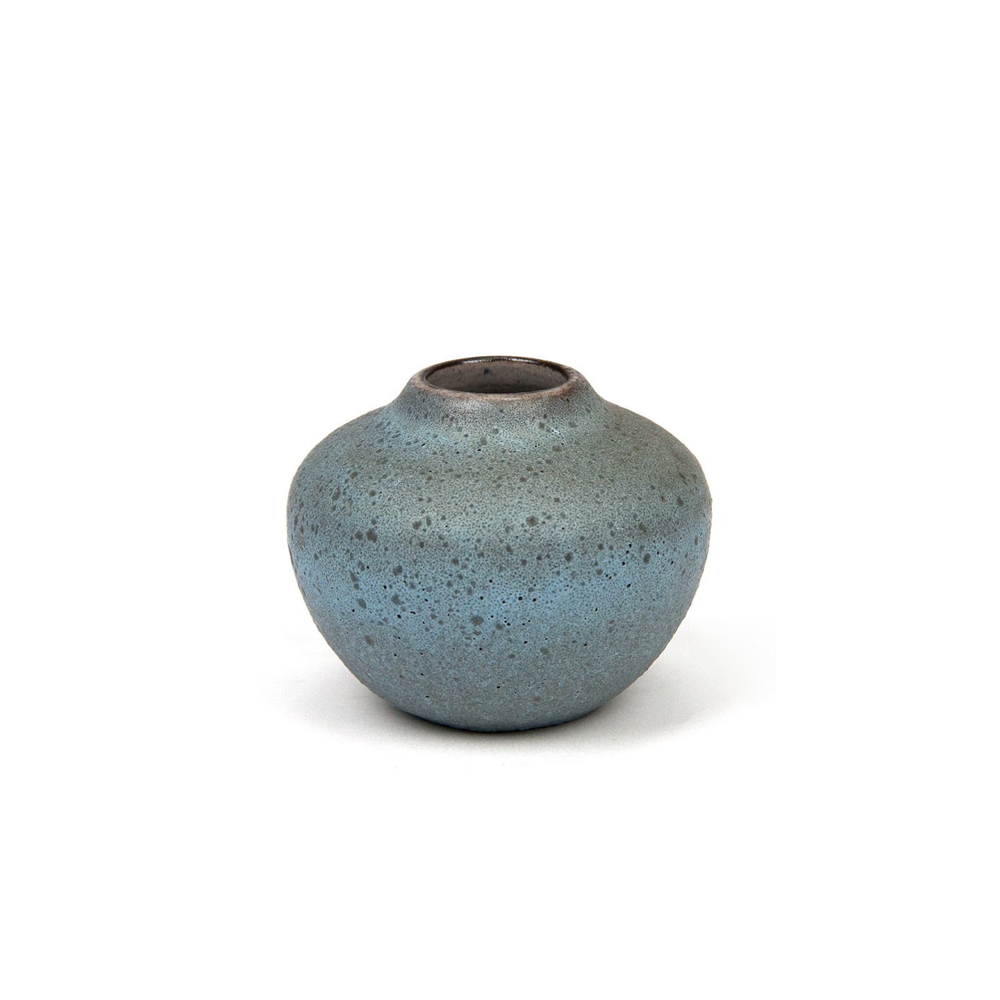 Miniatuur vaasje van Ravelli grijs/ blauwe tint - Retro