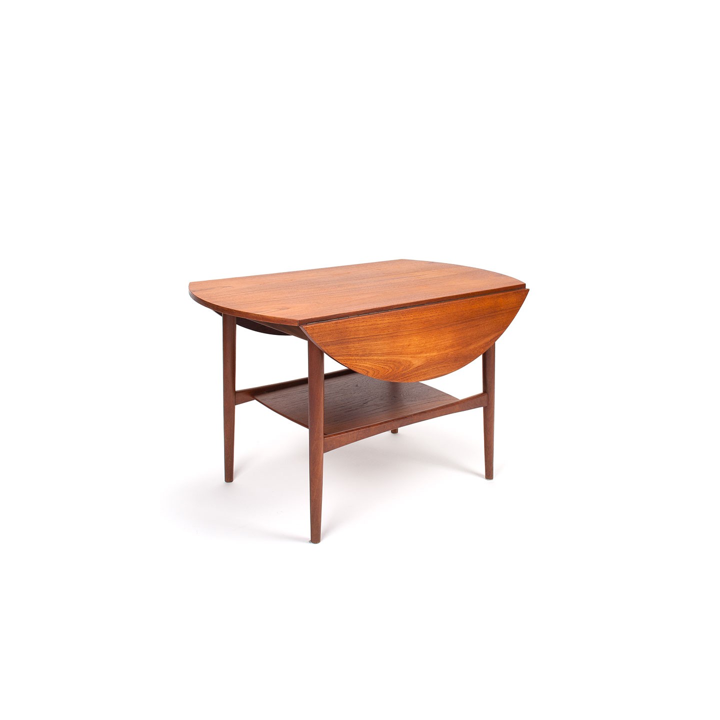 Mid-Century Danish teak coffee/side drop leaf table - Retro