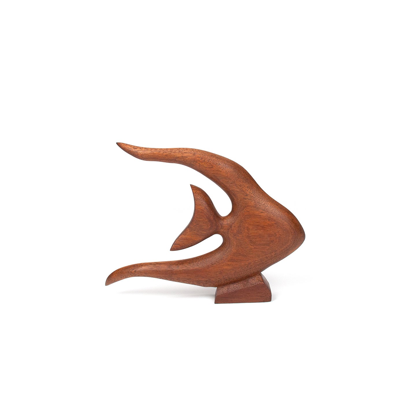 Mid-century vintage teak fish sculpture - Retro Studio